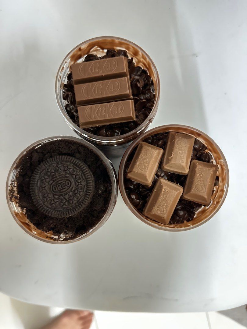 Chocojar kitkat/cadbury/oreo 600ml size besar, Food & Drinks, Other ...