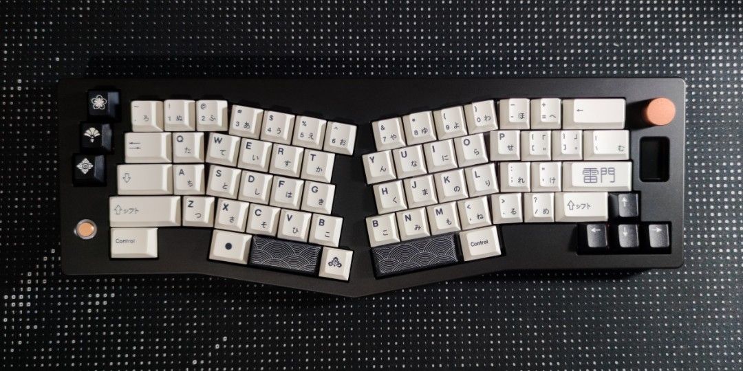 CIDOO ABM066 (Black/Rose Gold) Alice Layout Mechanical Keyboard with ...