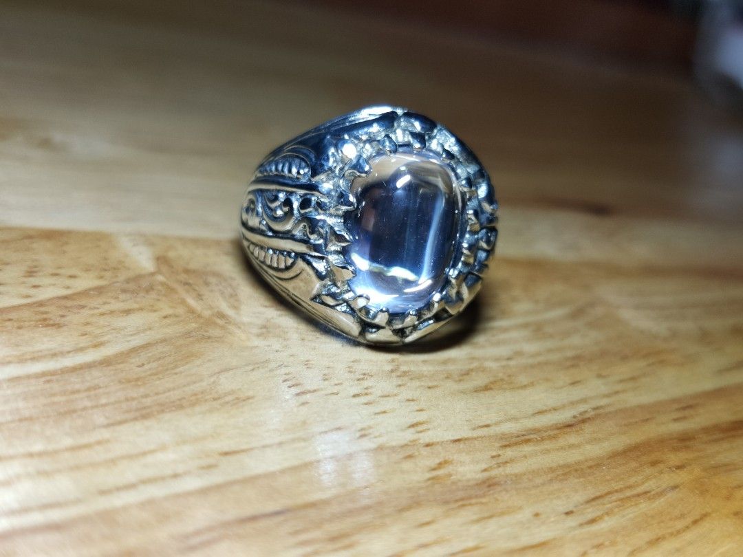 Cincin perak batu Embun, Women's Fashion, Jewelry & Organisers, Rings ...