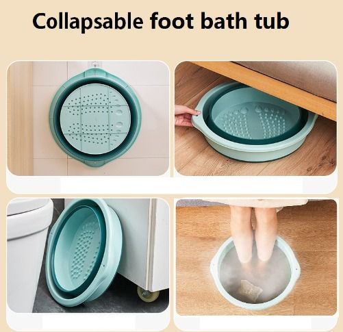Collapsable Sitz bath bowl with flusher Sitz Bath tub Footbath bucket ...