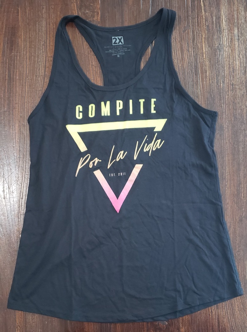 Compete Everyday - Men's Singlet Por La Vida - Activewear / Gym Wear ...