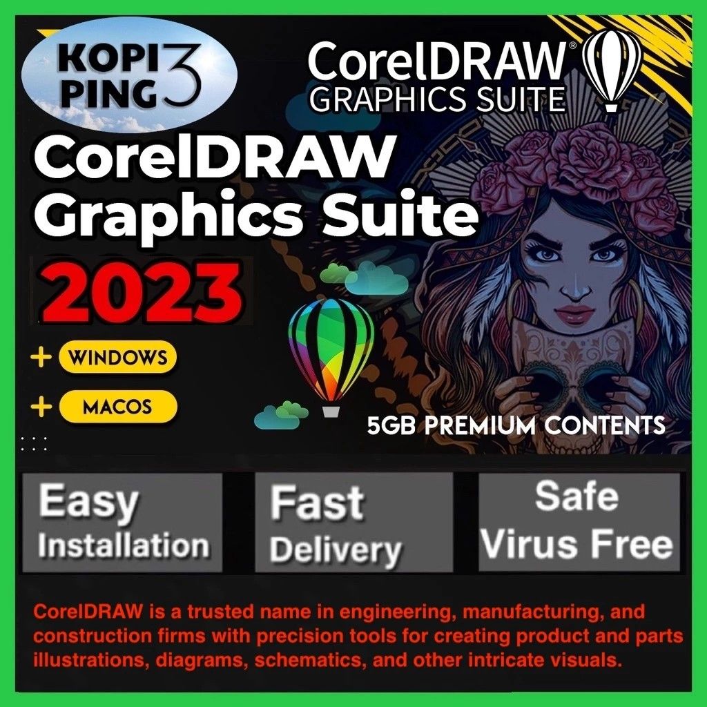 Coreldraw Graphic Suite 2023, Computers & Tech, Parts & Accessories ...