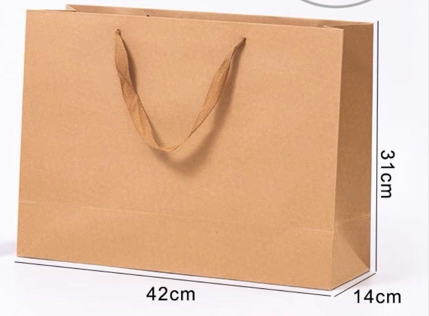 Cowhide Kraft Paper Bag (super thick material), Hobbies & Toys ...