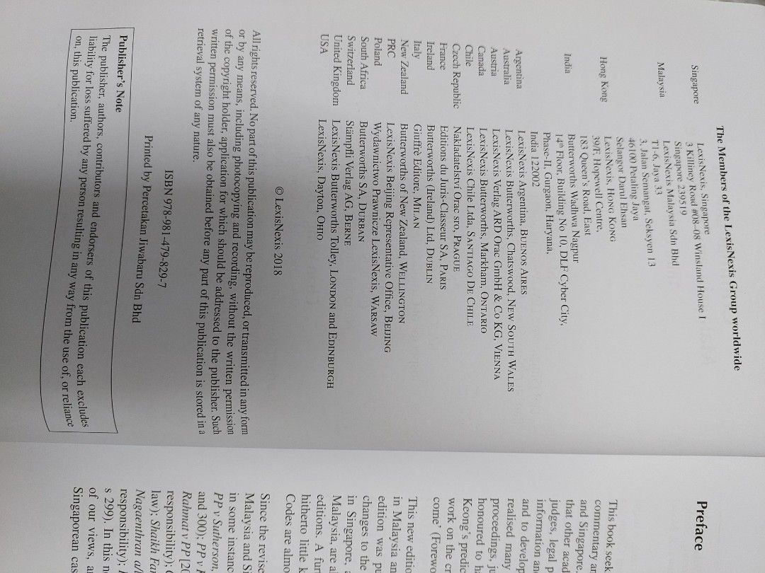 Criminal Law Stanley Yeo, Hobbies & Toys, Books & Magazines, Textbooks ...