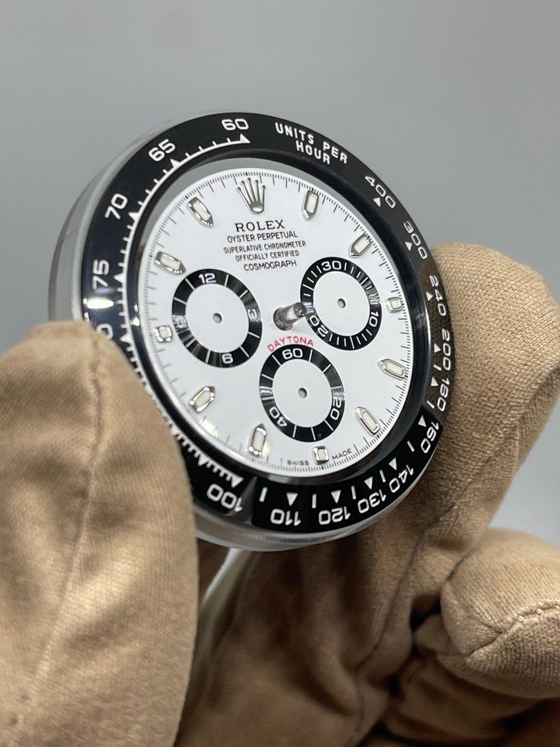 Custom Made Ceramic Bezel + Dial For Rolex Daytona 116520 conversion to ...
