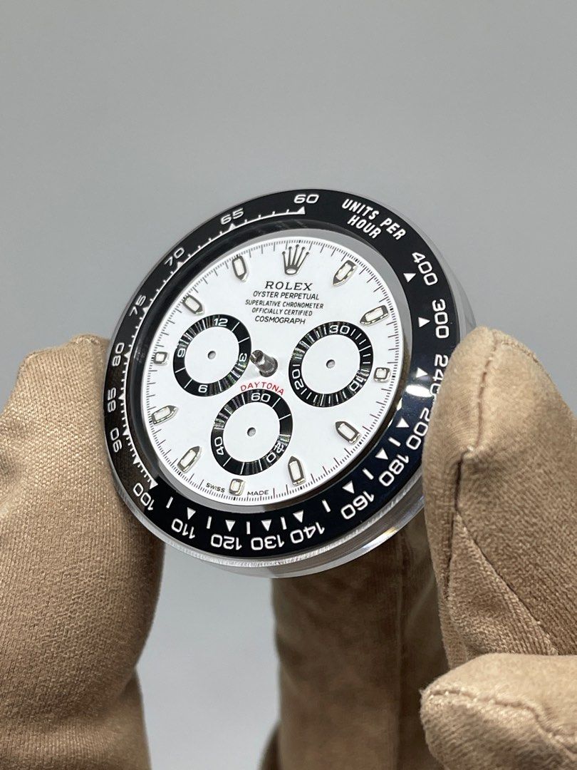 Custom Made Ceramic Bezel + Dial For Rolex Daytona 116520 conversion to ...