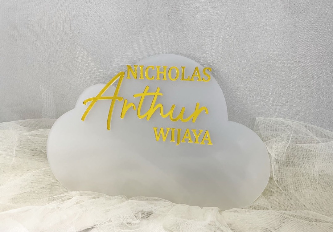 CUSTOMISED BABY NAME BOARD ACRYLIC TEXT HOSPITAL BOARD ACRYLIC SIGN ...