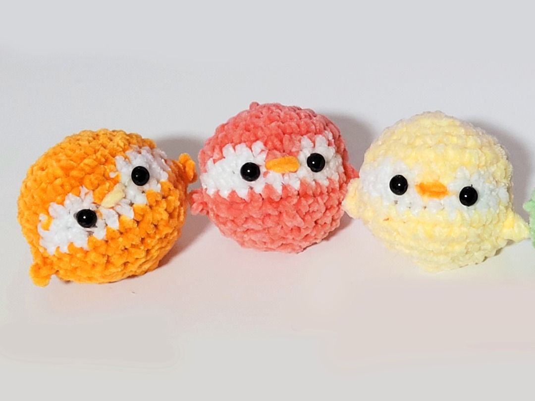 Cute Custom Handmade Tiny Chonky Penguin Crochet Squishy Soft Amigurumi ...