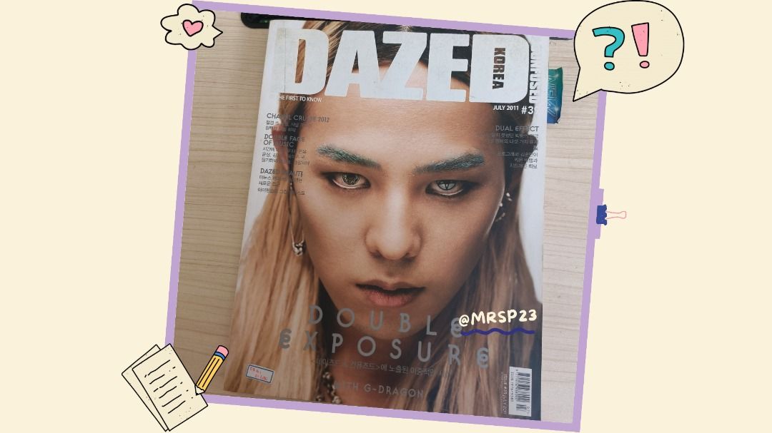 Dazed & Confused BIGBANG Cover Korea Magazine 2011 July (GDRAGON ...