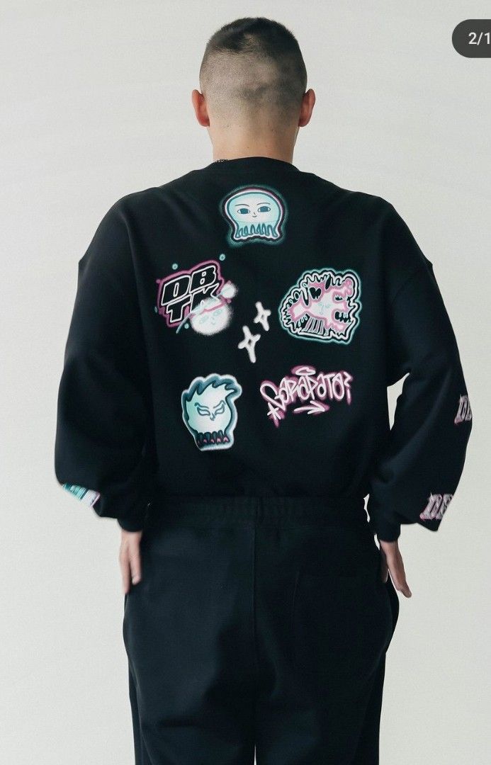 DBTK X H&M X GARAPATA, Men's Fashion, Tops & Sets, Hoodies on Carousell