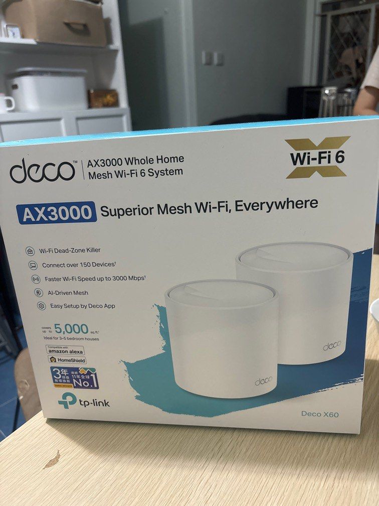 DECO AX3000 whole home mesh wifi 6 system, 家庭電器, 其他家庭電器 - Carousell