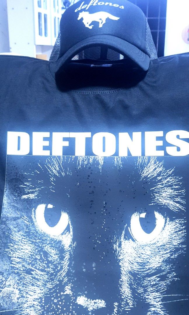 DEFTONES Tees and Cap, Men's Fashion, Tops & Sets, Tshirts & Polo ...