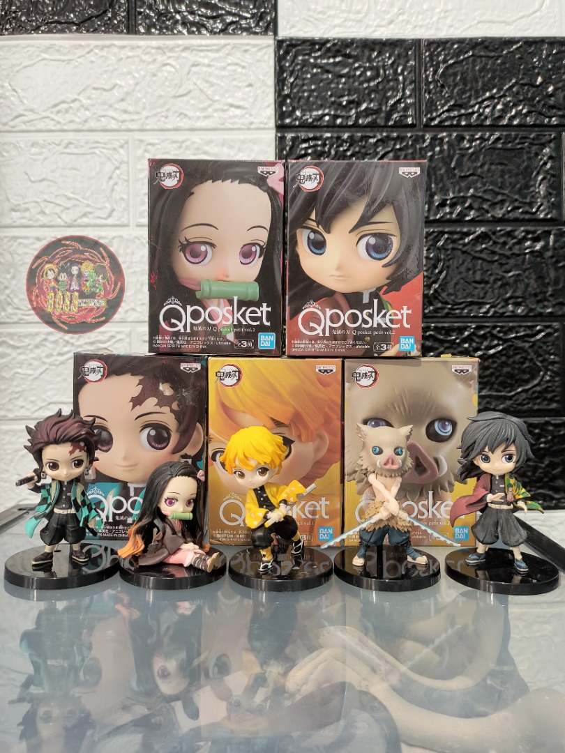 Demon Slayer Qposket Petit set (BIB), Hobbies & Toys, Toys & Games on ...