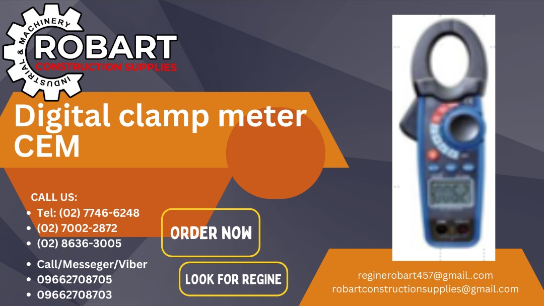 Digital clamp meter CEM DT-3341 DT-3343, Commercial & Industrial ...