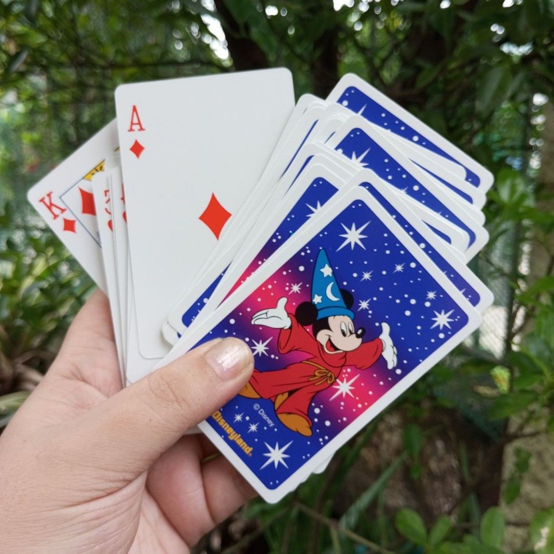 DISNEY Mickey Mouse Playing Cards, Hobbies & Toys, Toys & Games on ...