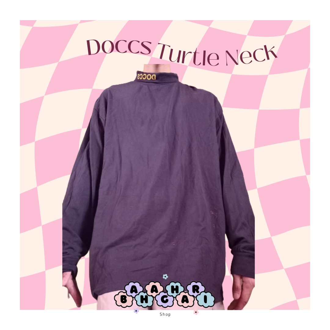 DOCCS Turtleneck, Men's Fashion, Tops & Sets, Tshirts & Polo Shirts on ...