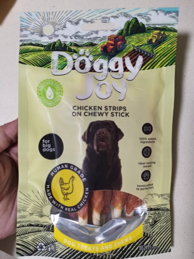Doggy Joy Chicken Stripes on Chewy Stick, Pet Supplies, Pet Food on ...