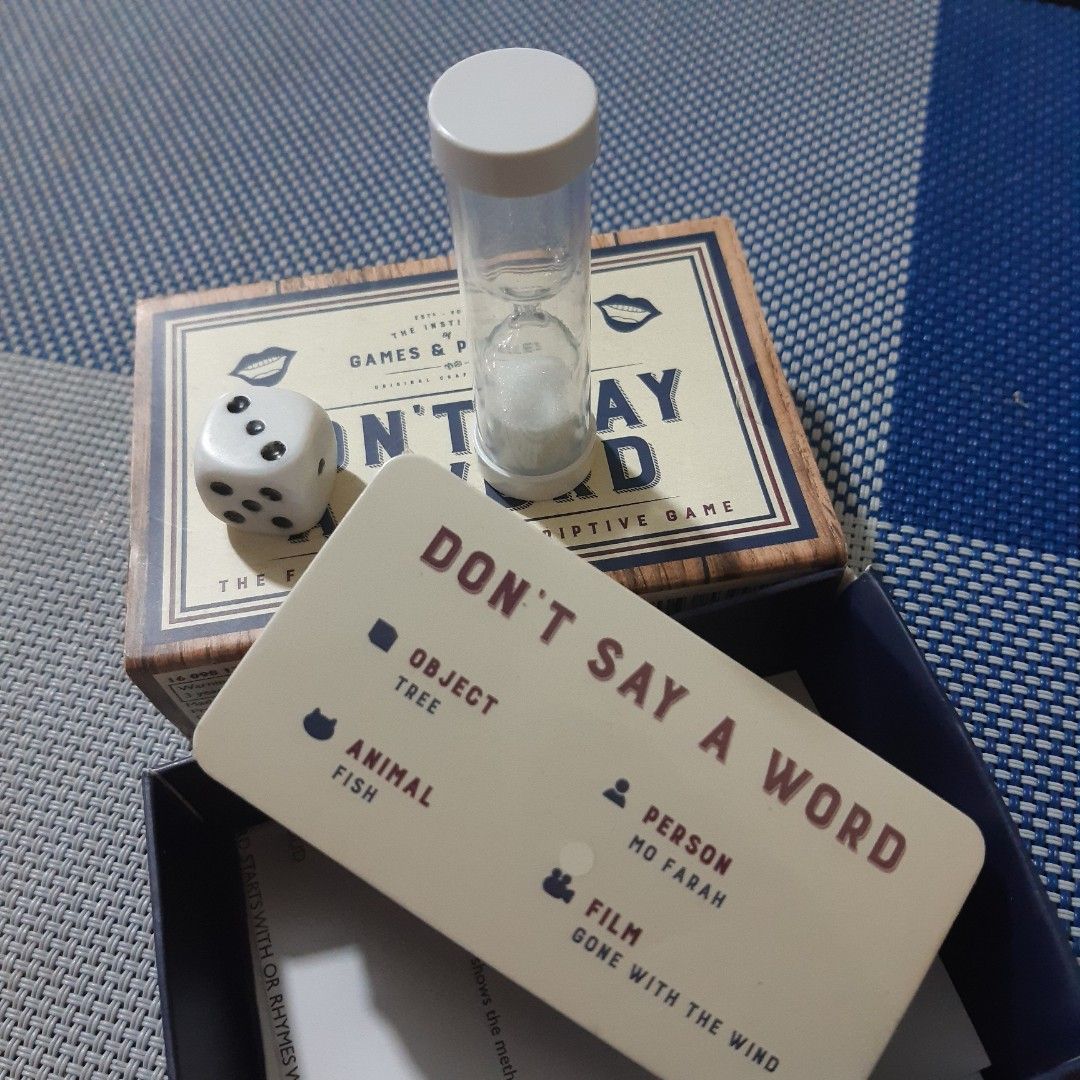 Don't Say a Word Game, Hobbies & Toys, Toys & Games on Carousell