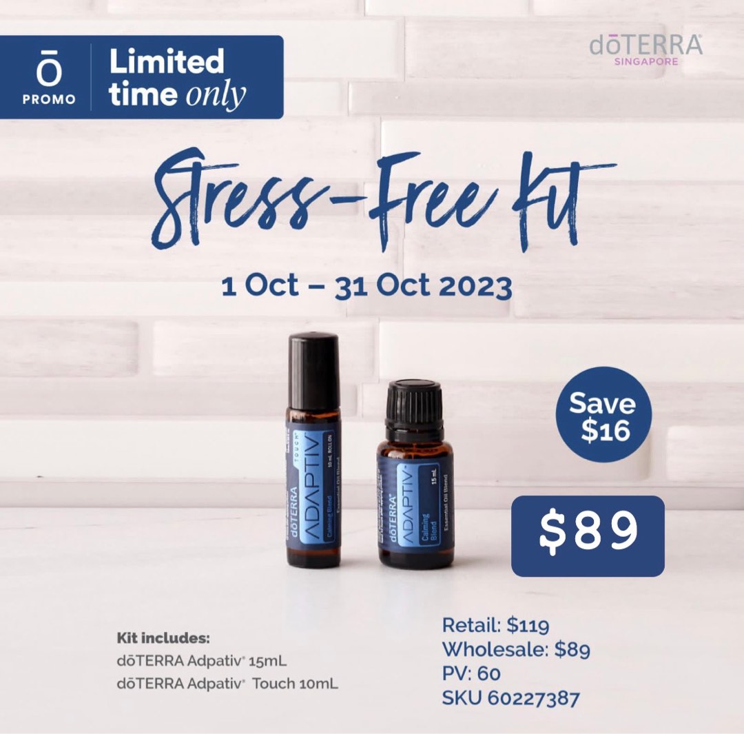 doTERRA Adaptiv and Touch Set, Furniture & Home Living, Home Fragrance ...