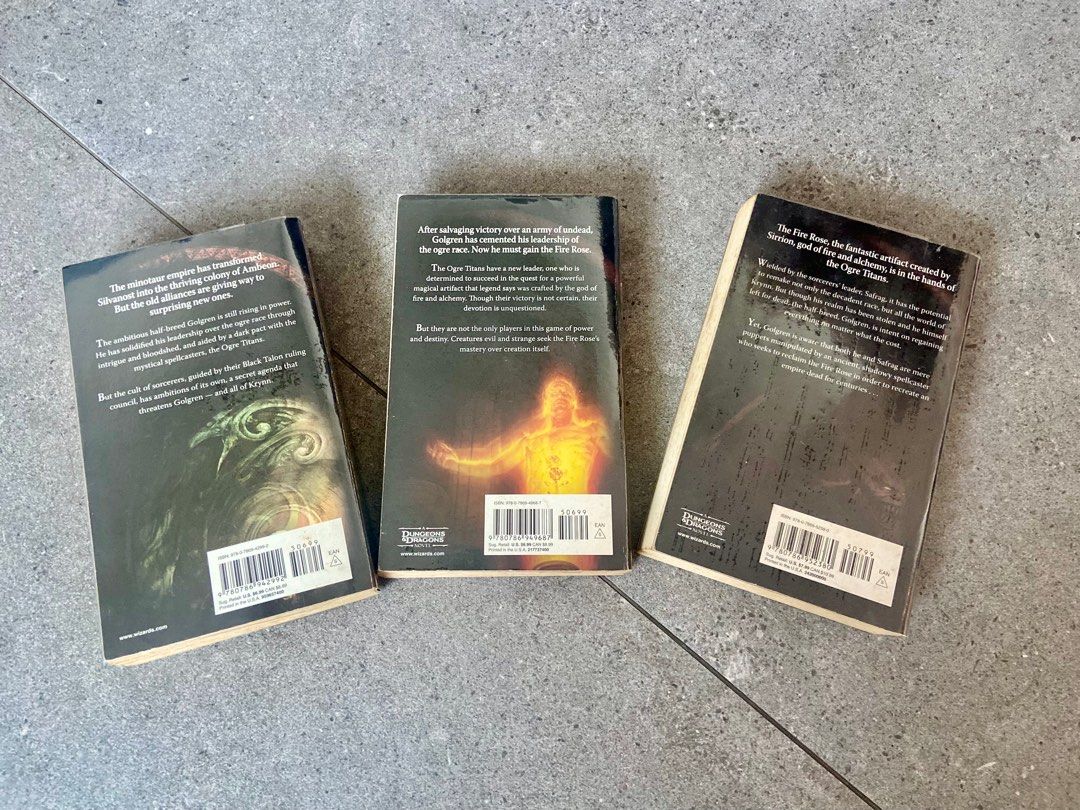 Dragonlance Ogre Titans Trilogy, Hobbies & Toys, Books & Magazines ...