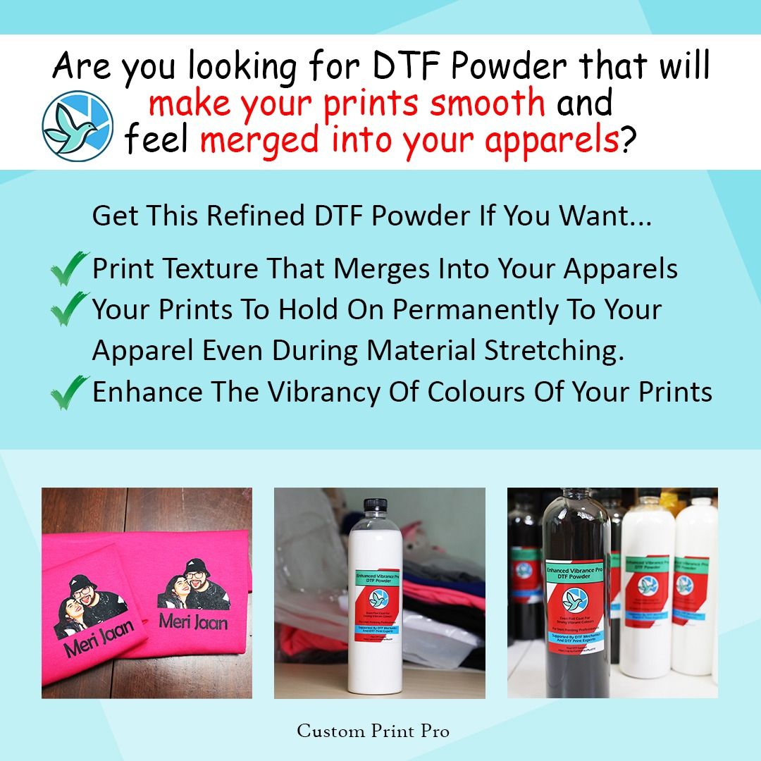 DTF Powder, Refined DTF Powder For Professional Prints, Computers ...