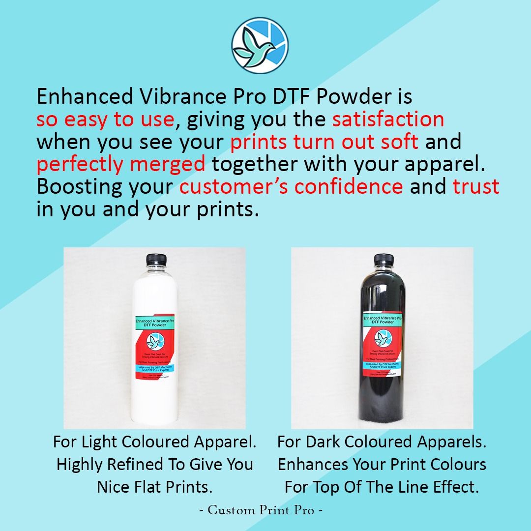 DTF Powder, Refined DTF Powder For Professional Prints, Computers ...