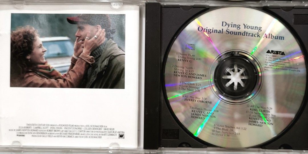 DYING YOUNG Original Soundtrack, Hobbies & Toys, Music & Media, CDs ...