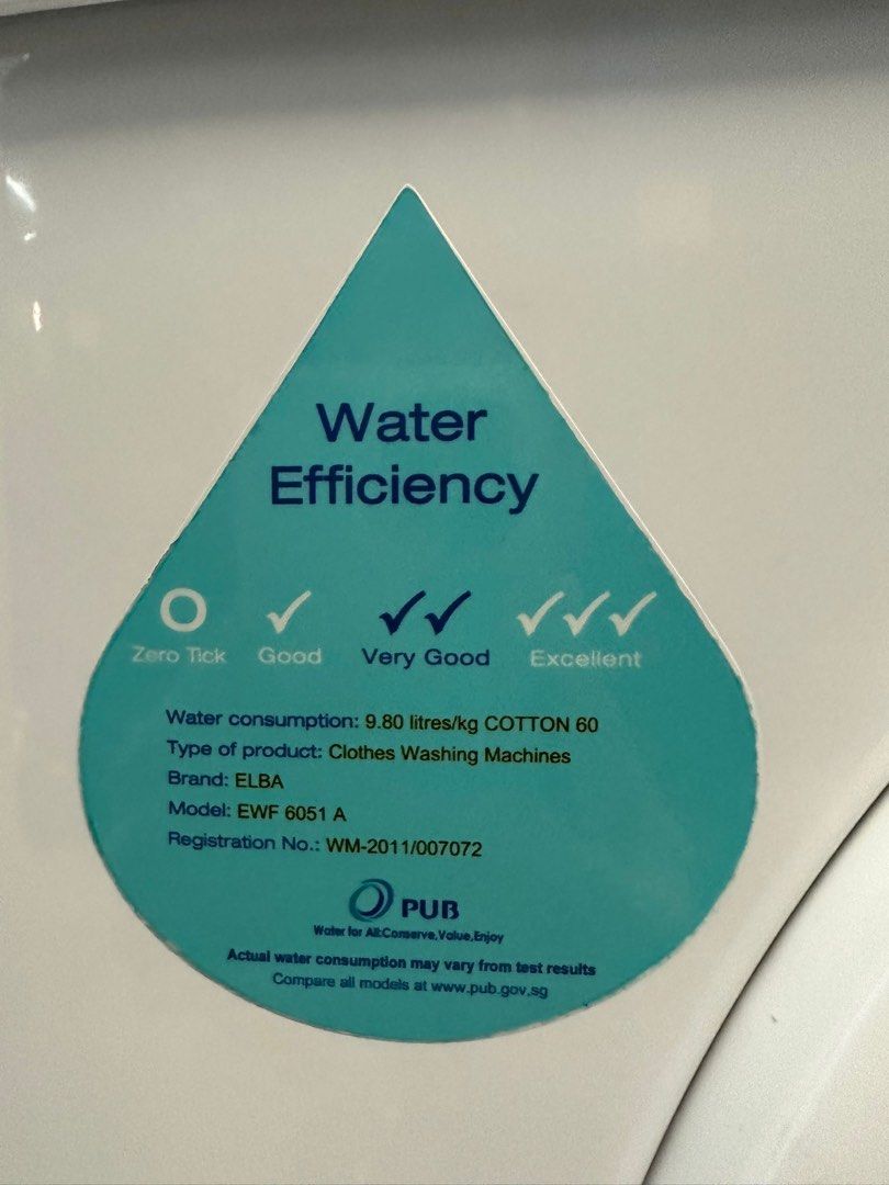 Elba washing machine, TV & Home Appliances, Washing Machines and Dryers ...