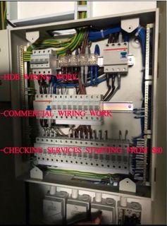 RCCB or ELCB replacement . New DB , licensing electrician , HDB ...