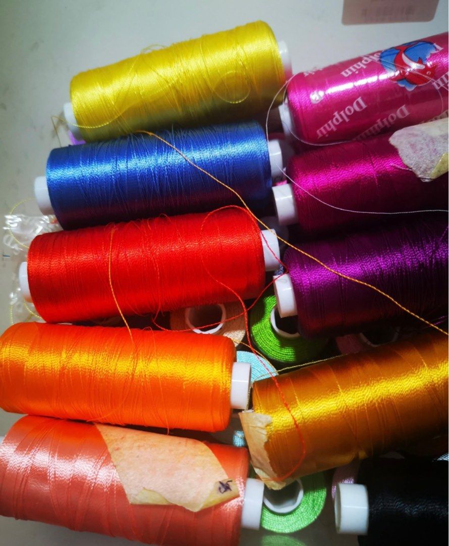 Embroidery threads, Hobbies & Toys, Stationery & Craft, Craft Supplies ...