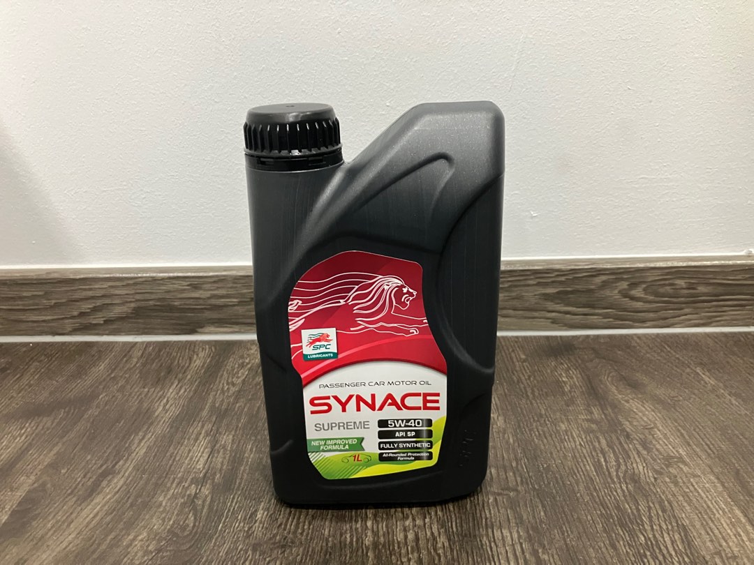 Engine Oil - SPC Synace 5W-40 1L, Car Accessories, Accessories on Carousell