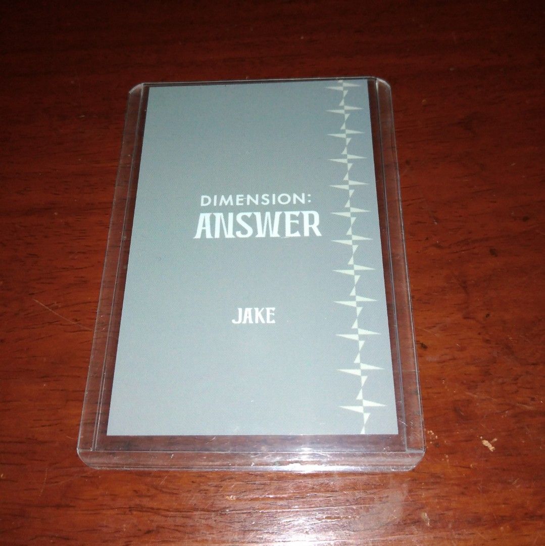 Enhypen Jake Dimension Answer Broadcast pc, Hobbies & Toys, Memorabilia ...