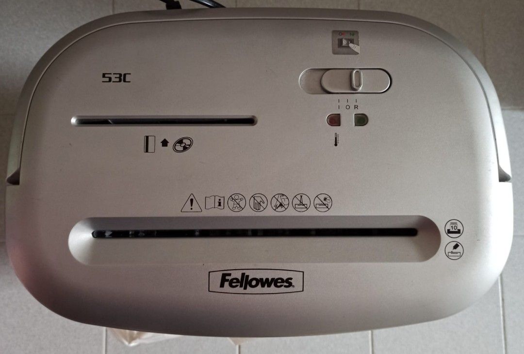 Fellower Paper shredder, Computers & Tech, Printers, Scanners & Copiers ...