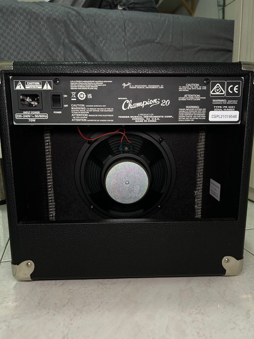 Fender Champion 20 Amplifier, Audio, Soundbars, Speakers & Amplifiers ...