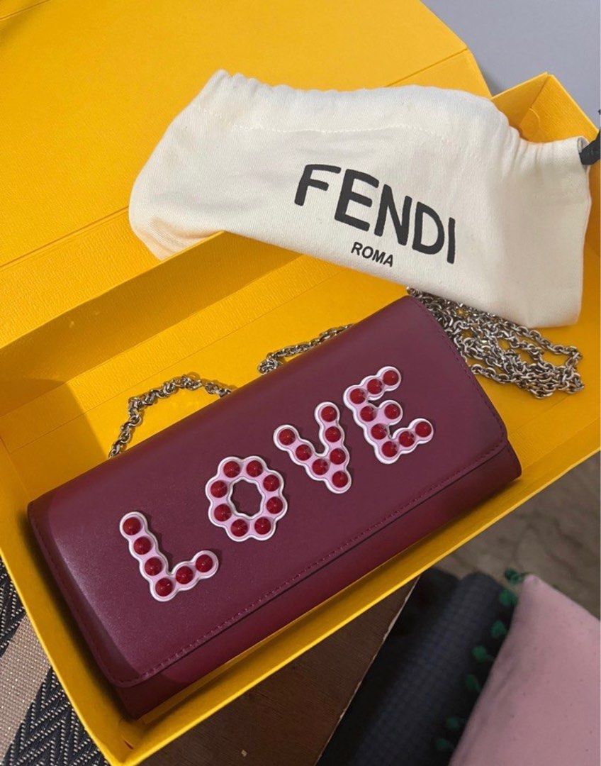 Fendi WOC Love, Luxury, Bags & Wallets on Carousell