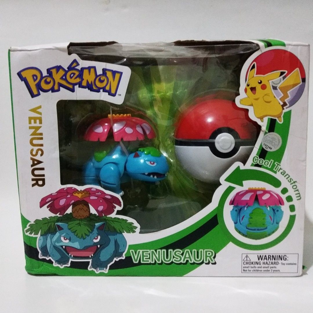 Figure pokemon Venusaur cool transform original, Toys & Collectibles ...
