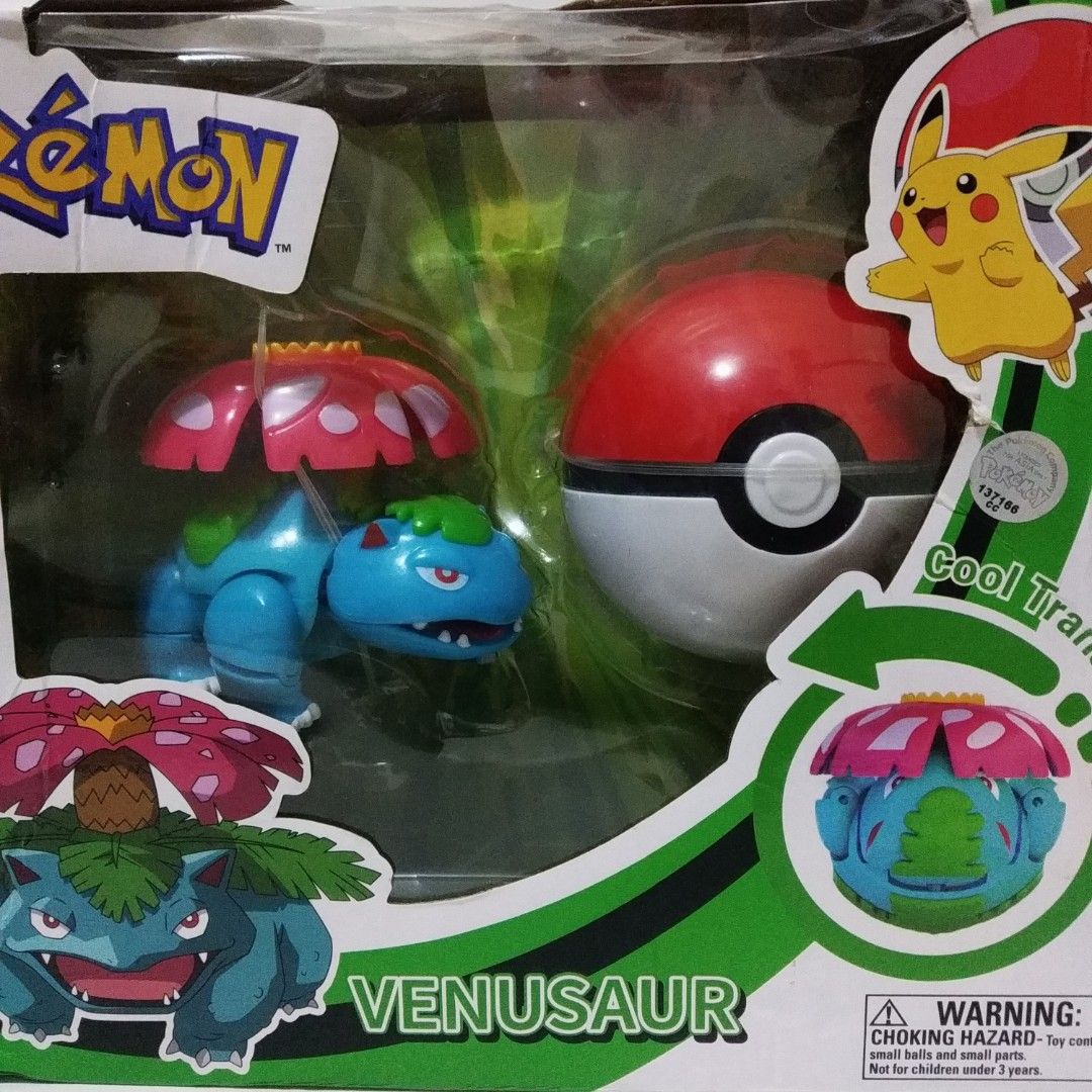 Figure pokemon Venusaur cool transform original, Toys & Collectibles ...