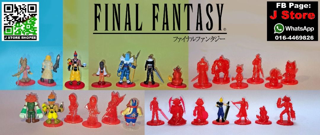 Final Fantasy VIII coca cola figure ( J Store ), Hobbies & Toys, Toys ...