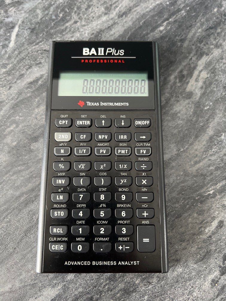 Financial Calculator BA 2 PLUS Professional, Computers & Tech, Office ...