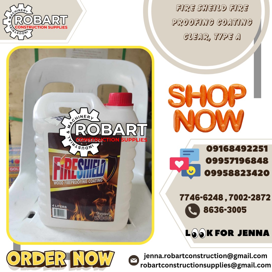 fire sheild fire proofing coating clear, type A, Commercial ...