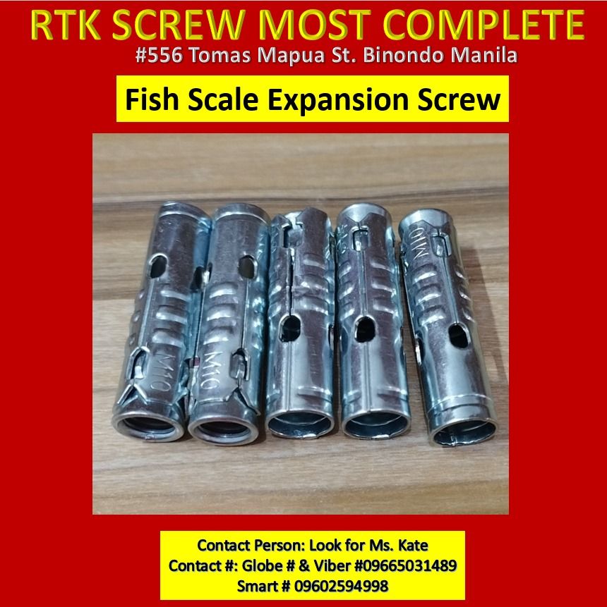 Fish Scale Expansion Screw Expansion Shield, Commercial & Industrial ...