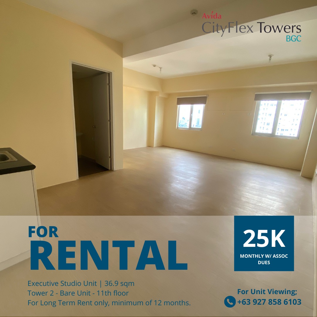 FOR RENT: AVIDA TOWERS CITYFLEX BGC, Property, Rentals, Apartments ...