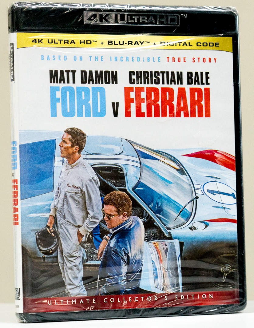 Ford v Ferrari 4K Blu-ray, Hobbies & Toys, Music & Media, CDs & DVDs on Carousell
