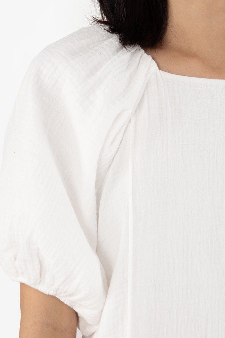 FTO CHIVON DRESS IN WHITE, Women's Fashion, Dresses & Sets, Dresses on ...