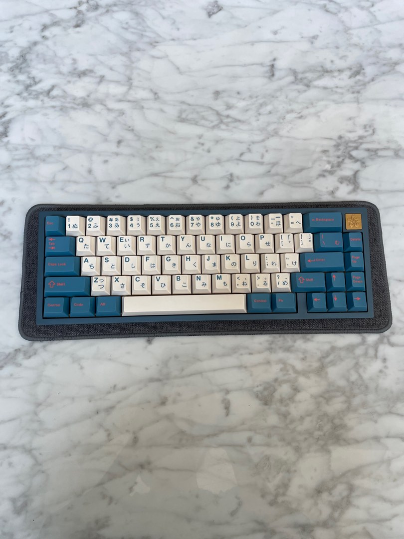 Fuji65 FE Navy custom mechanical keyboard, Computers & Tech, Parts ...