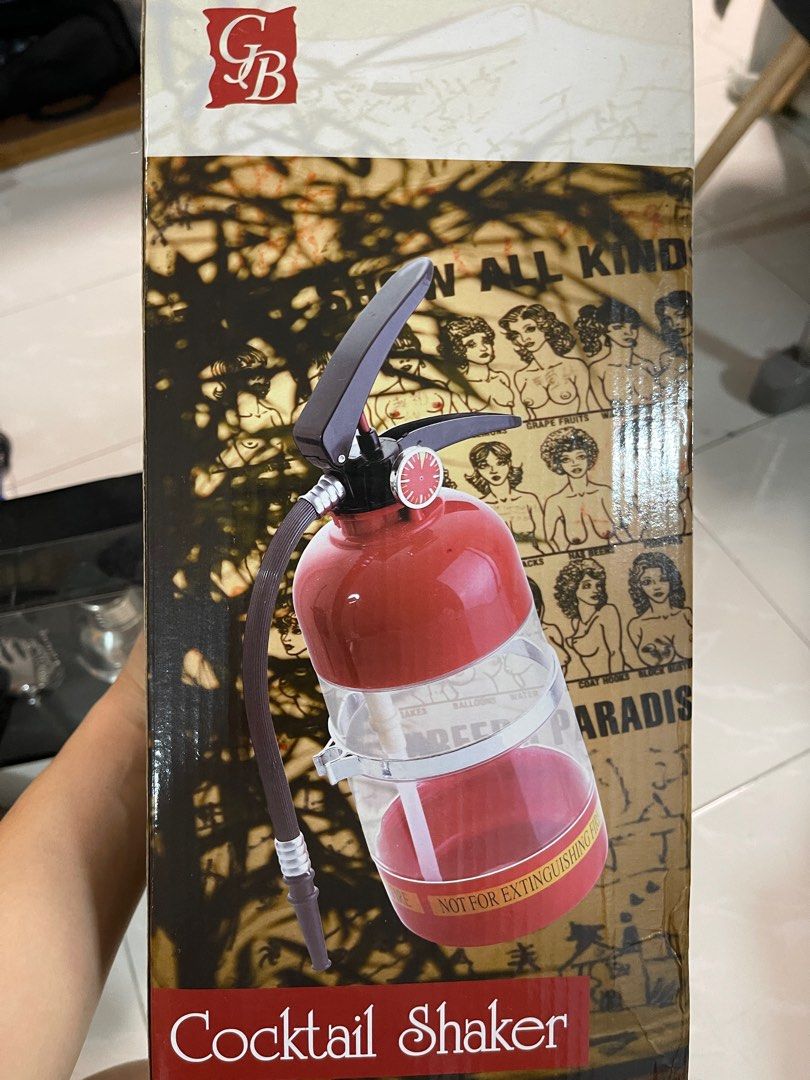 FUN COCKTAIL SHAKER FIRE EXTINGUISHER, Hobbies & Toys, Toys & Games on ...