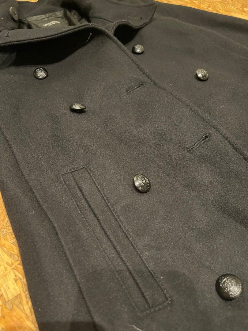 G2000 warm black trench coat 65% wool, Women's Fashion, Coats, Jackets ...