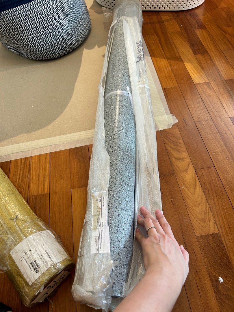 Waterproof laminate mat (grey marble), Furniture & Home Living, Home ...