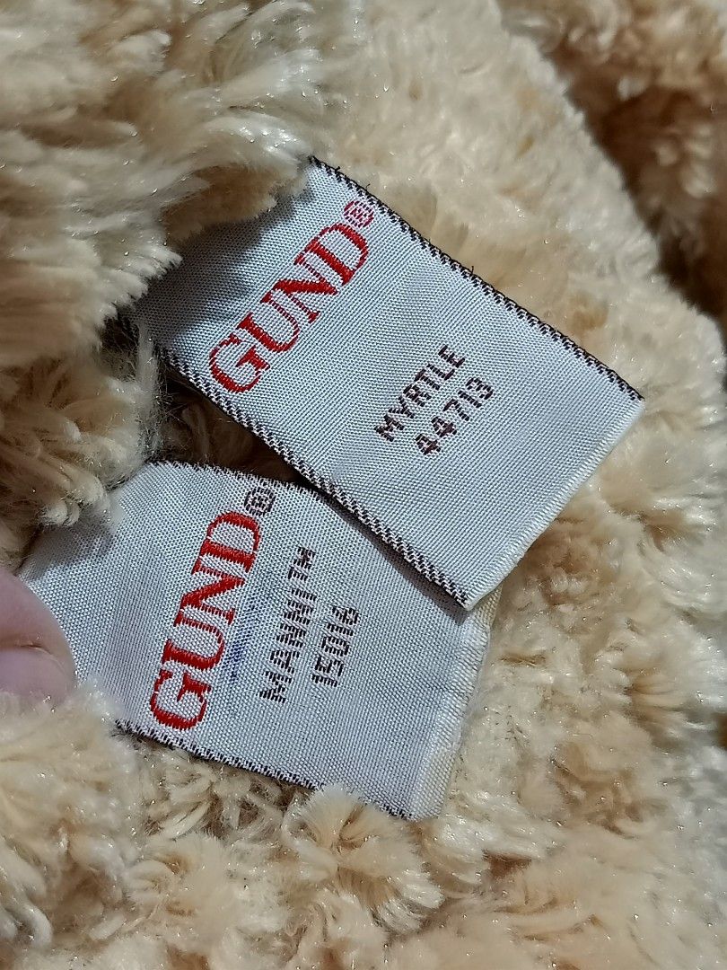 GUND BRAND MOTHER AND CHILD MANNI AND MYRTLE TEDDY BEAR PLUSH BUNDLE ...