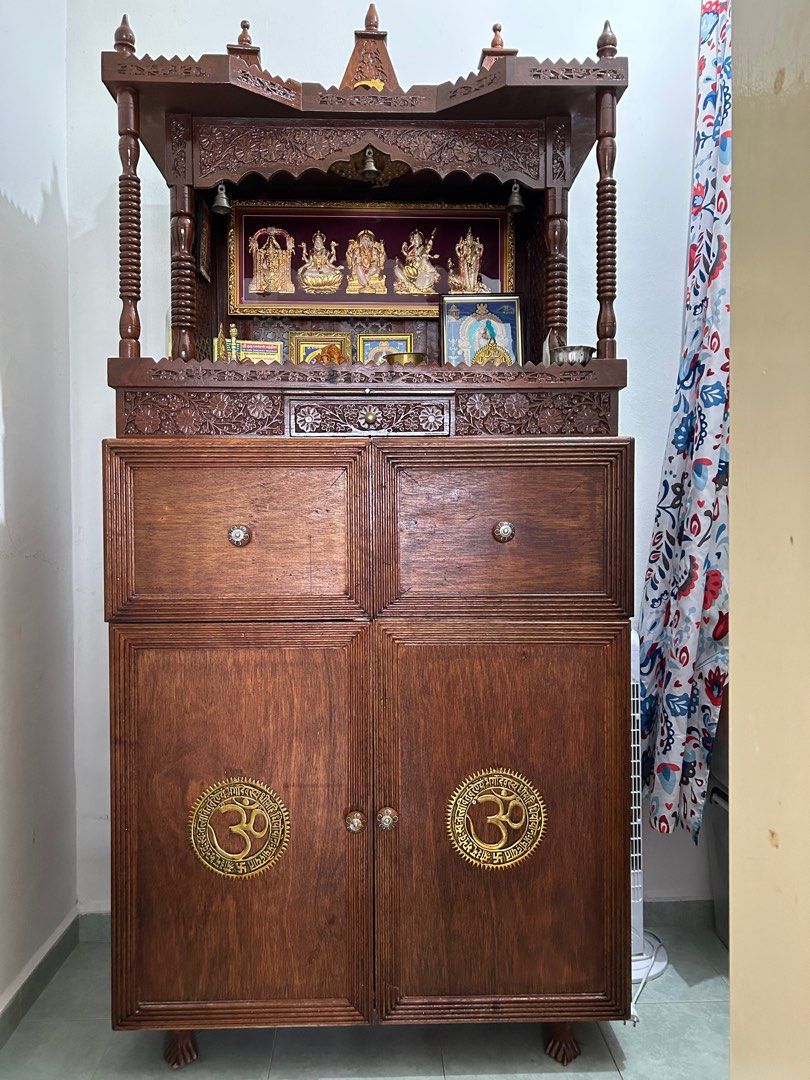 Hindu Pooja Prayer shelf, Furniture & Home Living, Furniture, Other ...
